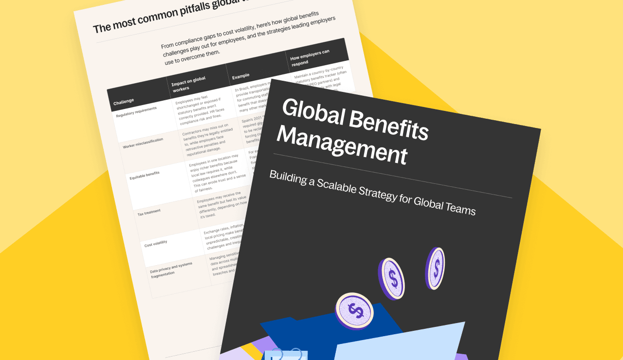 Global Benefits Management: Building a Scalable Strategy for Global Teams