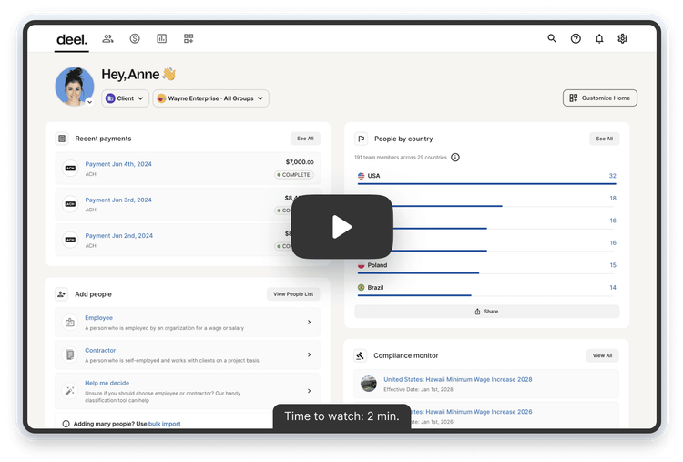 Deel | Global Payroll, Compliance, HR Solutions | HRIS